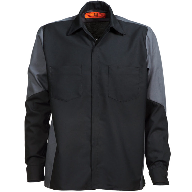 Poly-Cotton Two-Tone Crew Shirt | REED Manufacturing